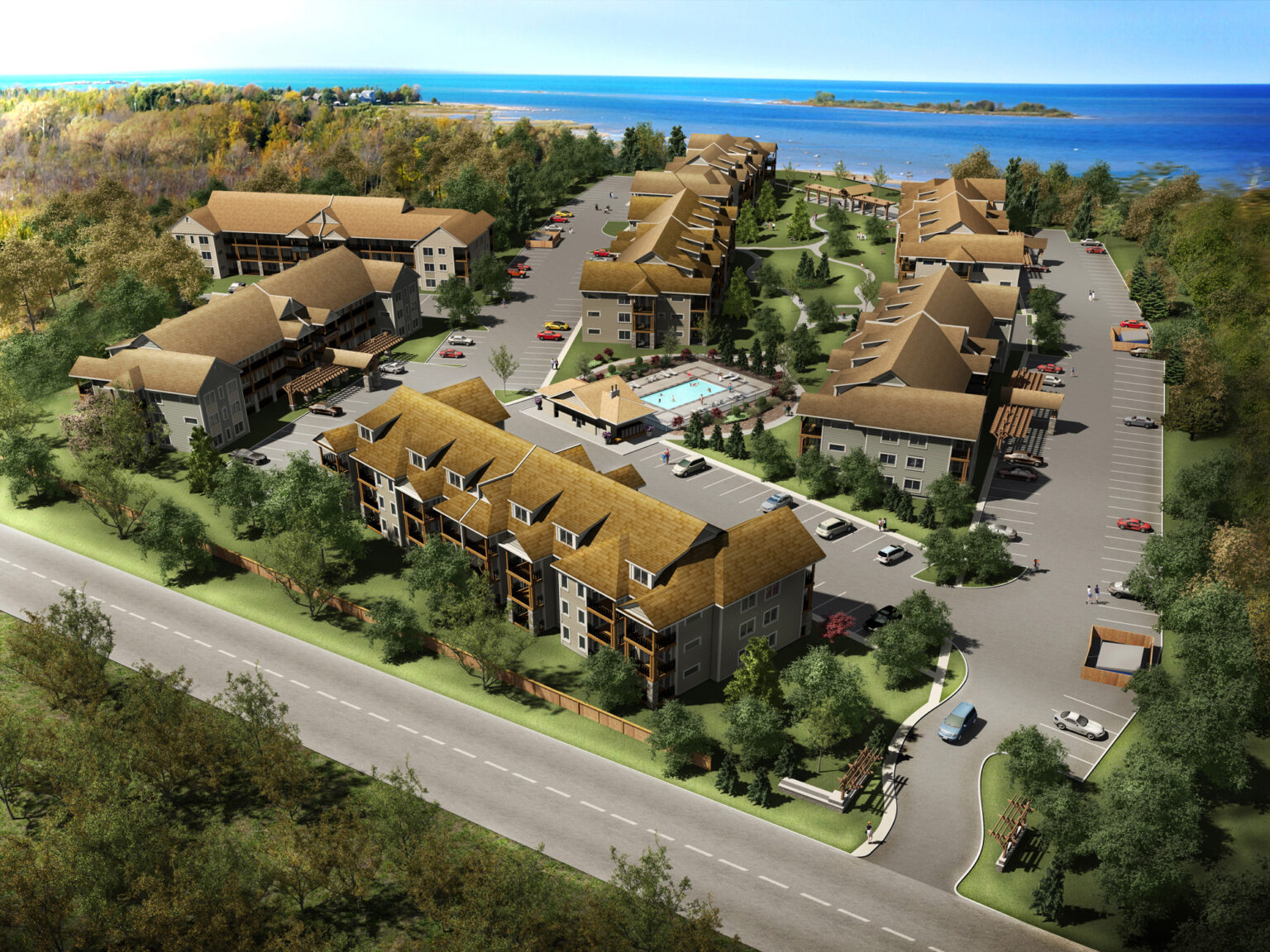 Exterior Townhouse Renderings - Aareas Interactive