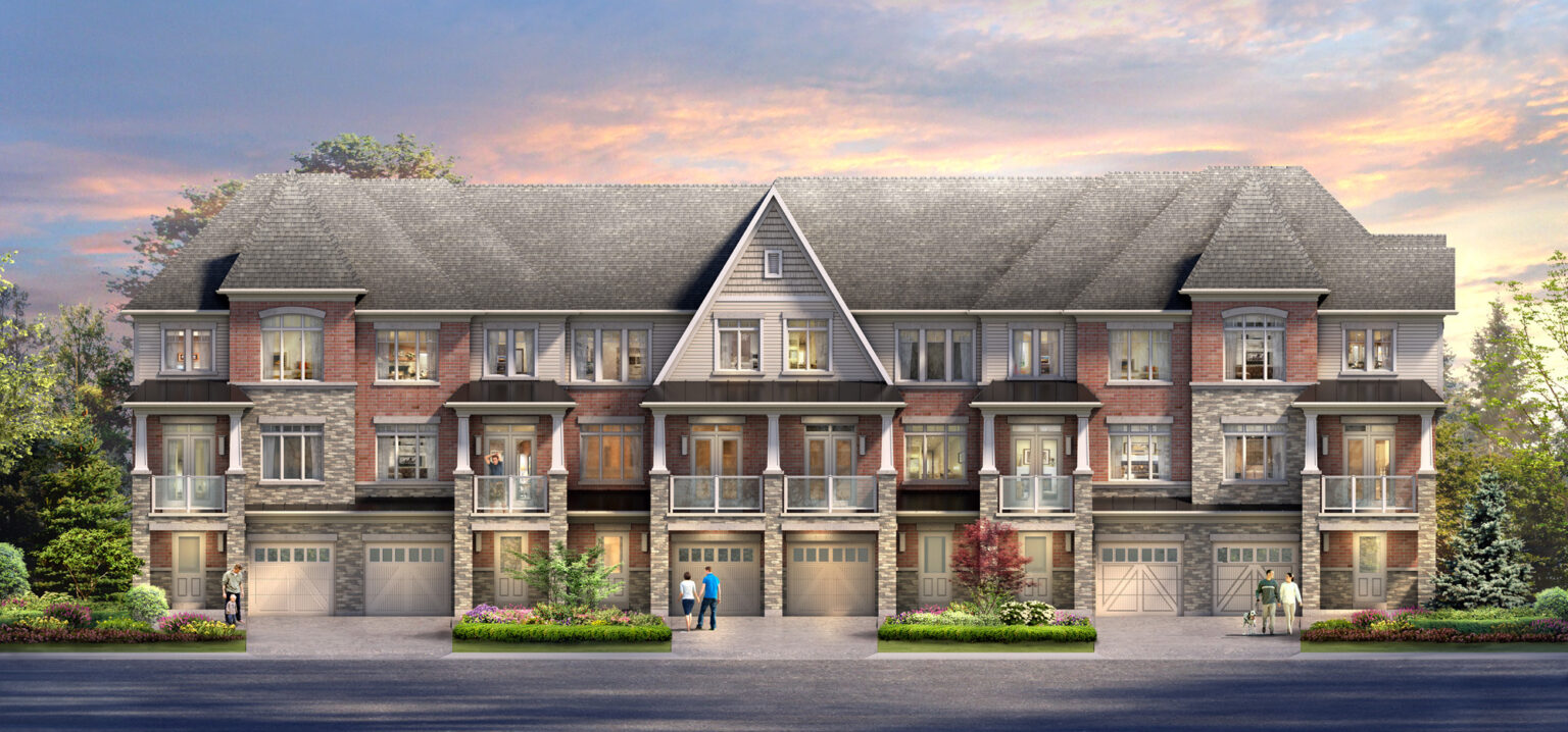 Exterior Townhouse Renderings - Aareas Interactive