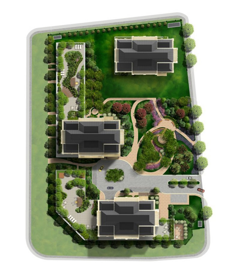 Site Plan Renderings - Aareas Interactive