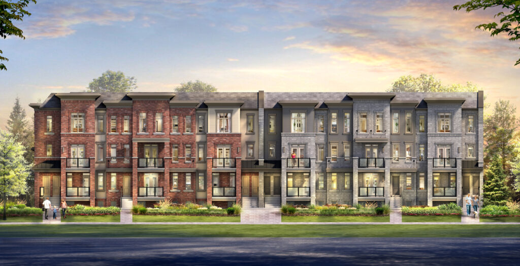 Exterior Townhouse Renderings - Aareas Interactive